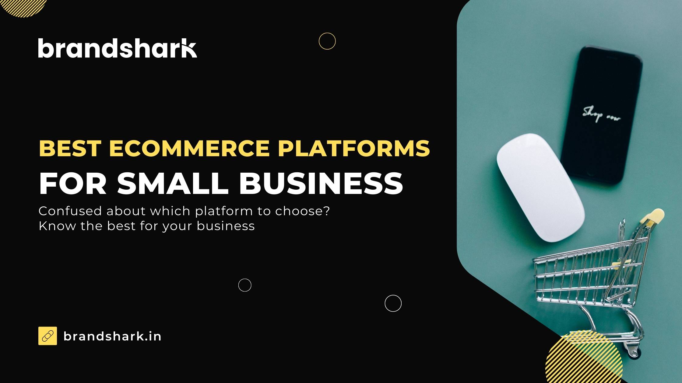 Best ecommerce platforms for small business - Brandshark